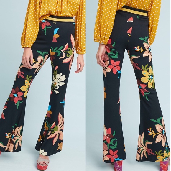 FARM Rio | Pants & Jumpsuits | Anthropologie Farm Rio Calla Floral ...
